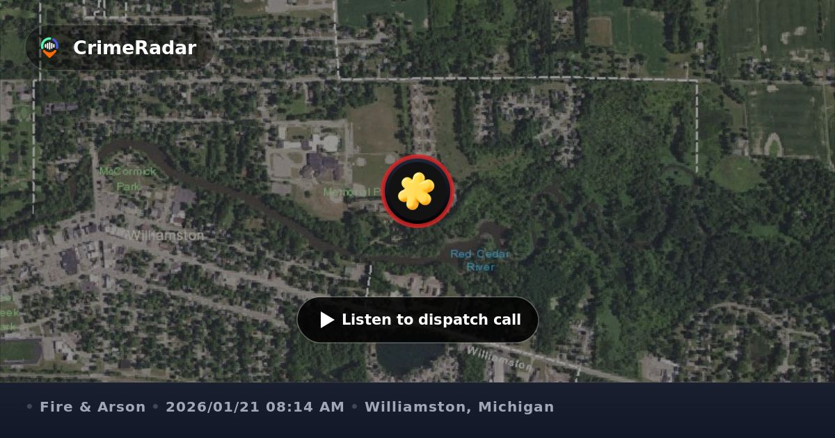 Fire units handle fuel leak on Lisa Ln, Williamston MI | CrimeRadar