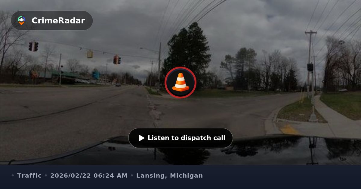 Vehicle hits pole on northbound Waverly Road, Lansing MI | CrimeRadar