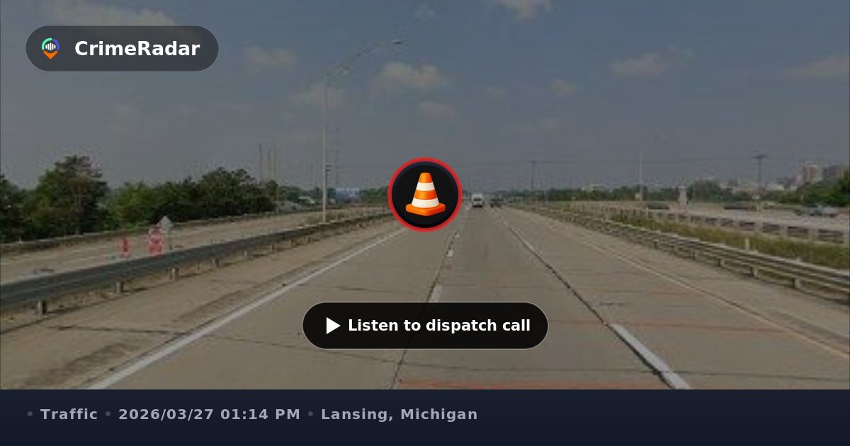 Pursuit after SUV rams state police vehicle on I-496, Lansing MI ...