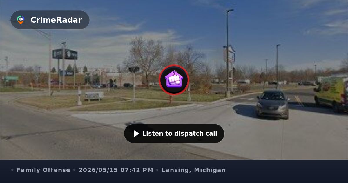 Officers search for man after domestic incident, Lansing MI | CrimeRadar
