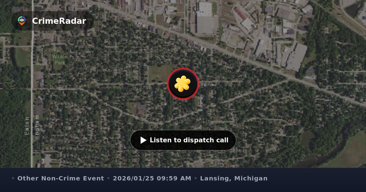 Basement flooding from burst pipe on Gatsby Ct, Lansing MI | CrimeRadar