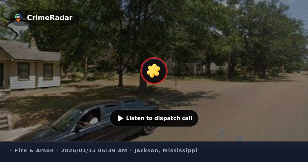 Fire crew resets alarm on St Charles St, Jackson MS | CrimeRadar