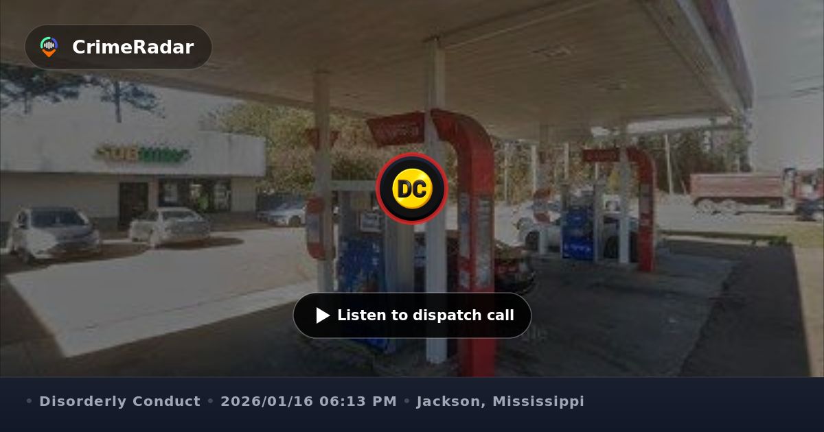 Panhandling case near Lurkey gas station, Jackson MS | CrimeRadar