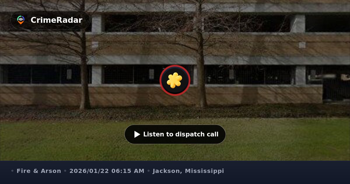 Fire crews tackle apparent house fire near Honeywood St, Jackson MS ...