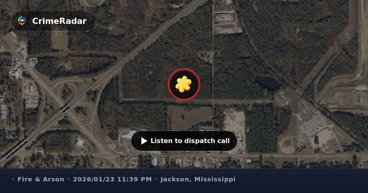 Possible house fire near Sunset Drive, Jackson MS | CrimeRadar