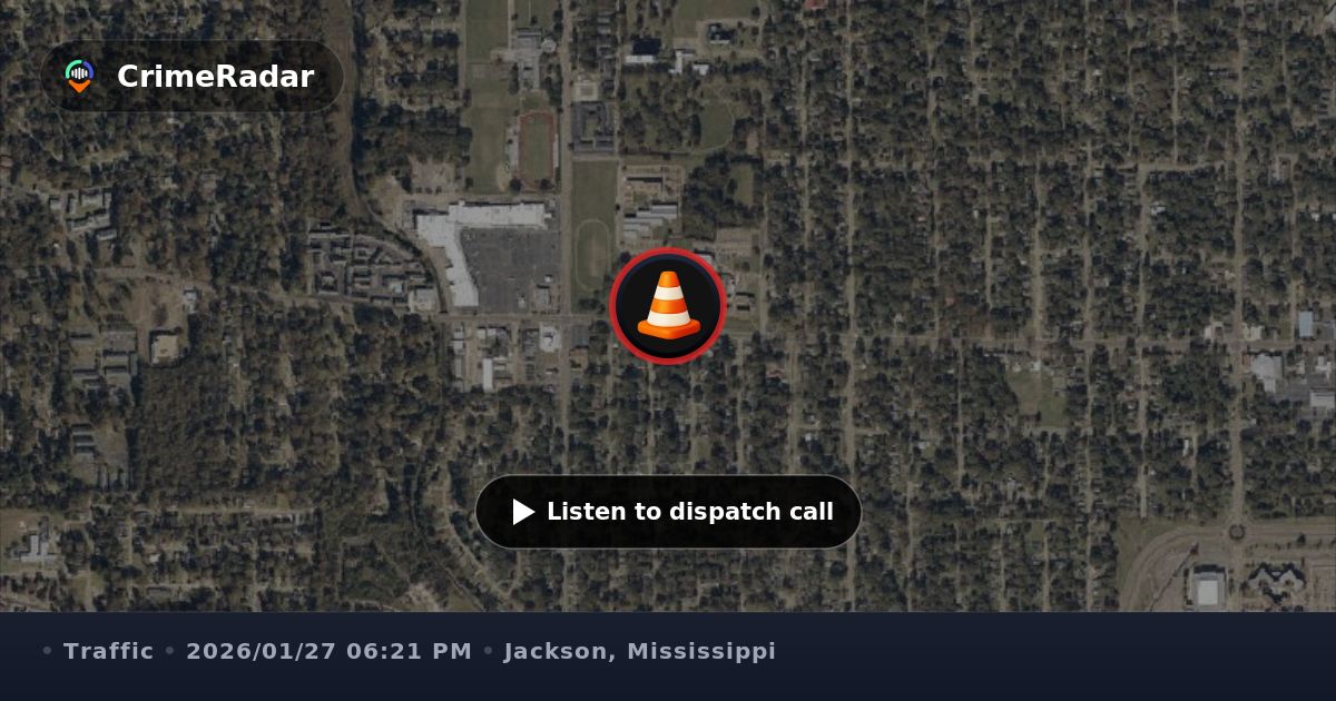 Vehicles collide with possible injury near Aberdeen St, Jackson MS ...