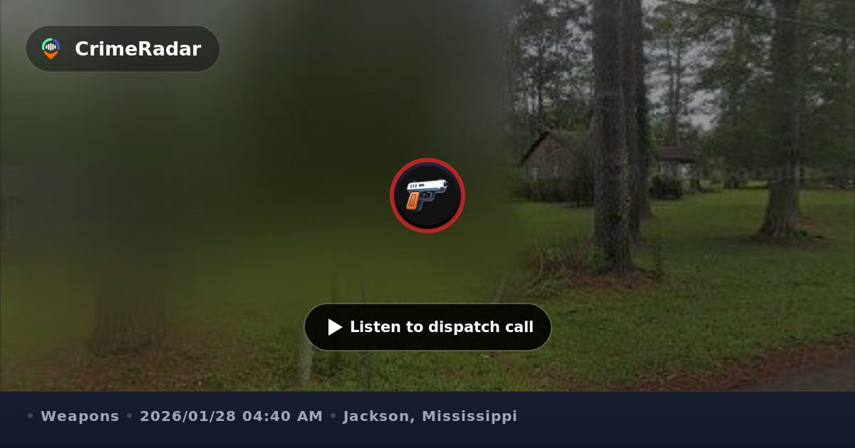 Officers respond to possible armed person near Alta Woods Blvd, Jackson ...