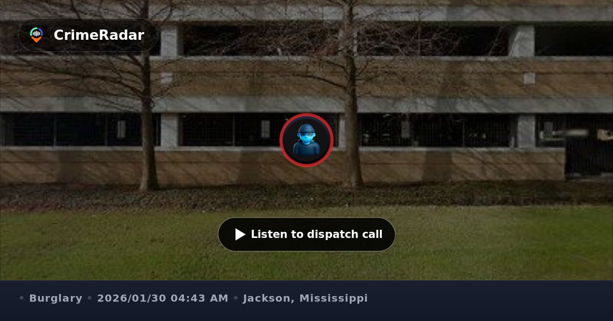 Alarm reported at vacant residence near Bird Street, Jackson MS ...
