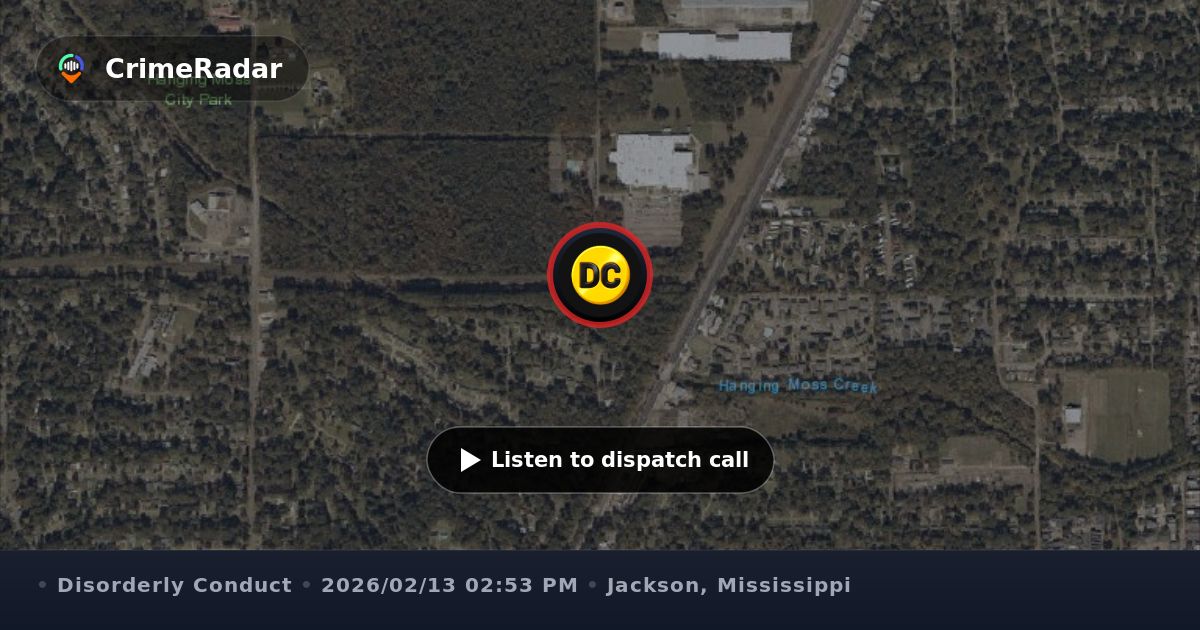Person refusing to leave residence on El Paso Street, Jackson MS ...