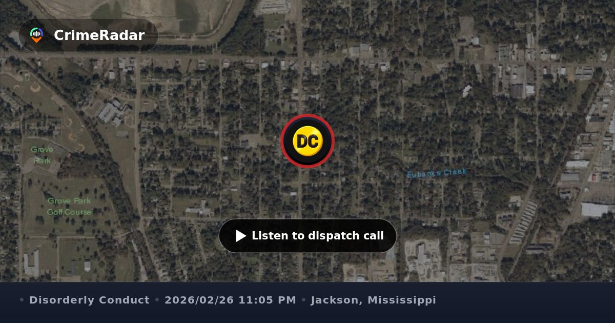 Loud music complaint at Eminence Row and Britton, Jackson MS | CrimeRadar