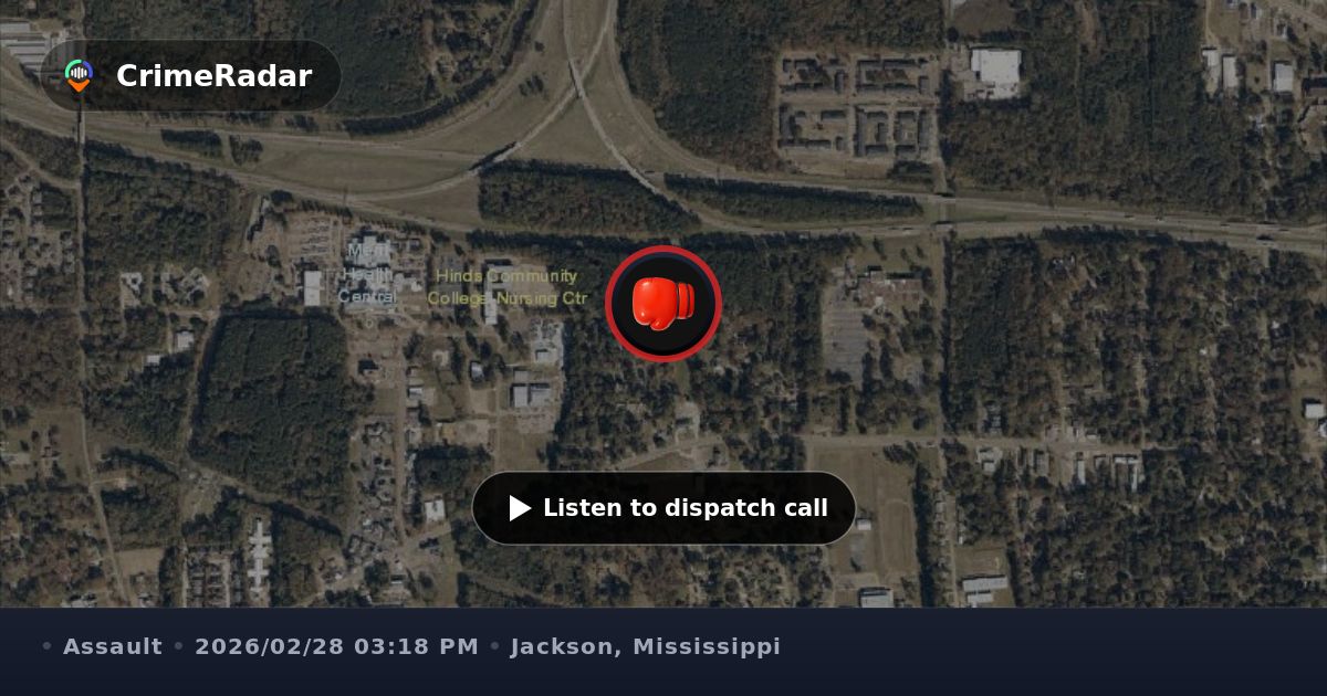 Woman reports assault at Tanglewood Place home, Jackson MS | CrimeRadar