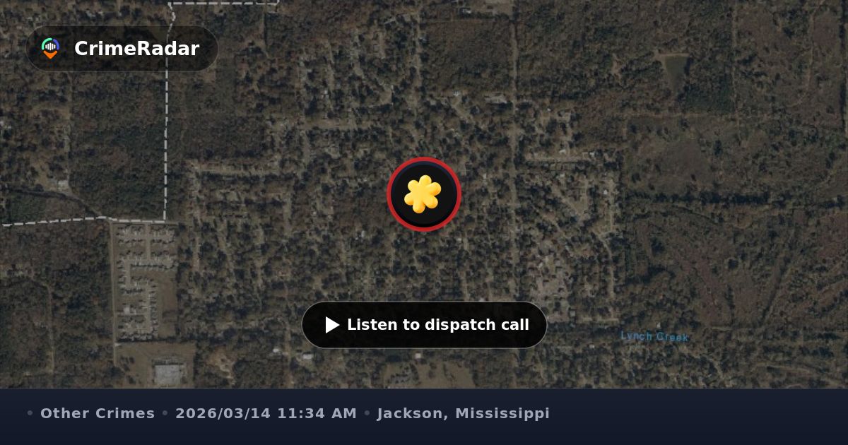Aggressive dog reported near Queen Mary Lane, Jackson MS | CrimeRadar