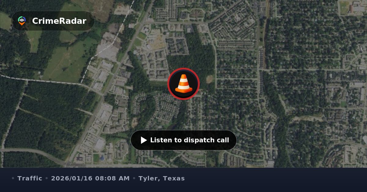 Traffic stop near Grande Blvd and Shady Oaks Dr, Tyler TX | CrimeRadar