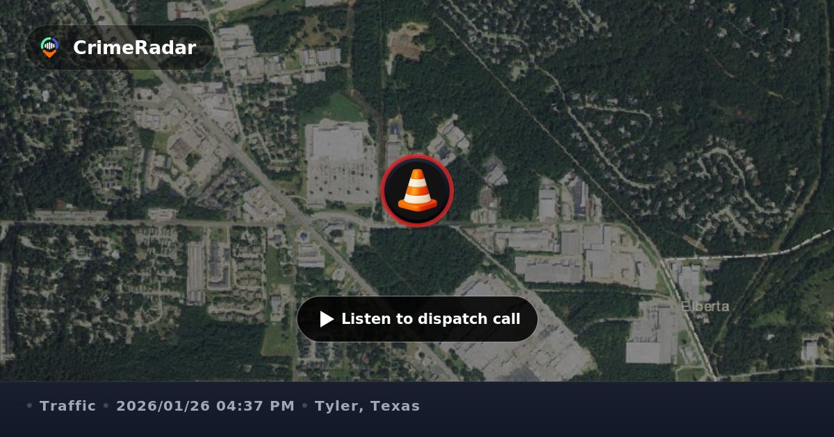 Minor crash near Troup Highway, Tyler TX | CrimeRadar