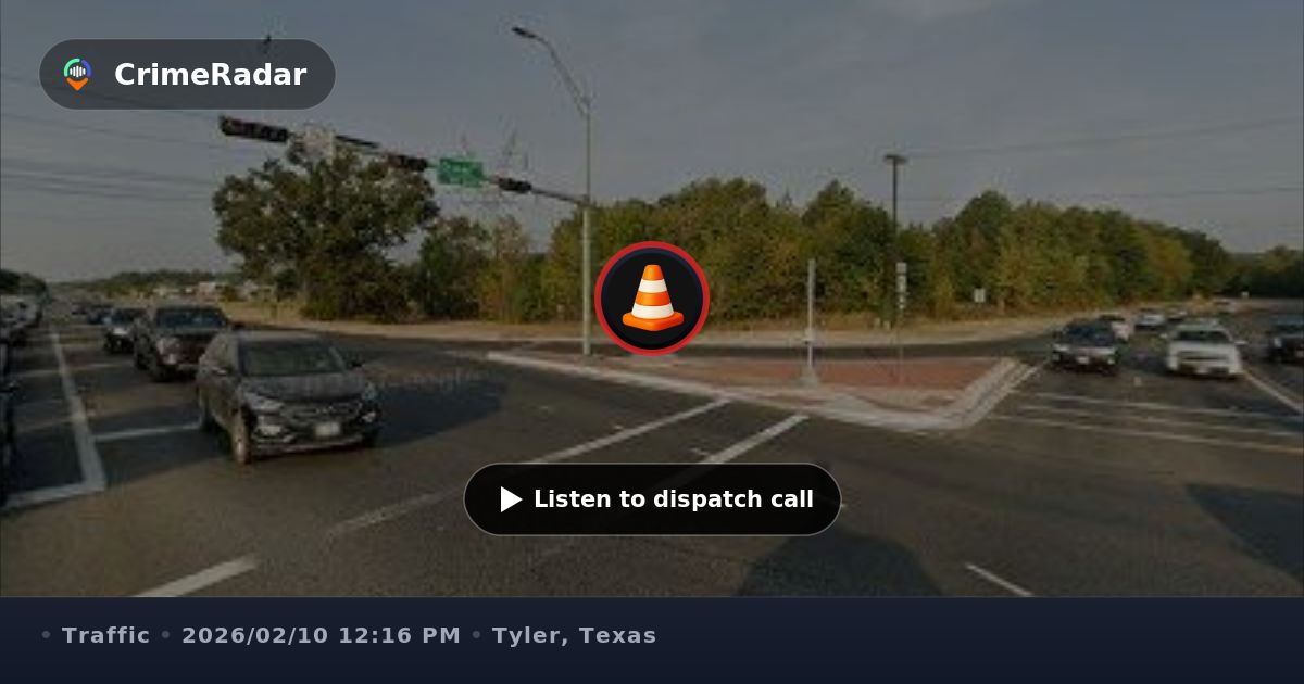 Major crash at Grande and Old Jacksonville, Tyler TX | CrimeRadar