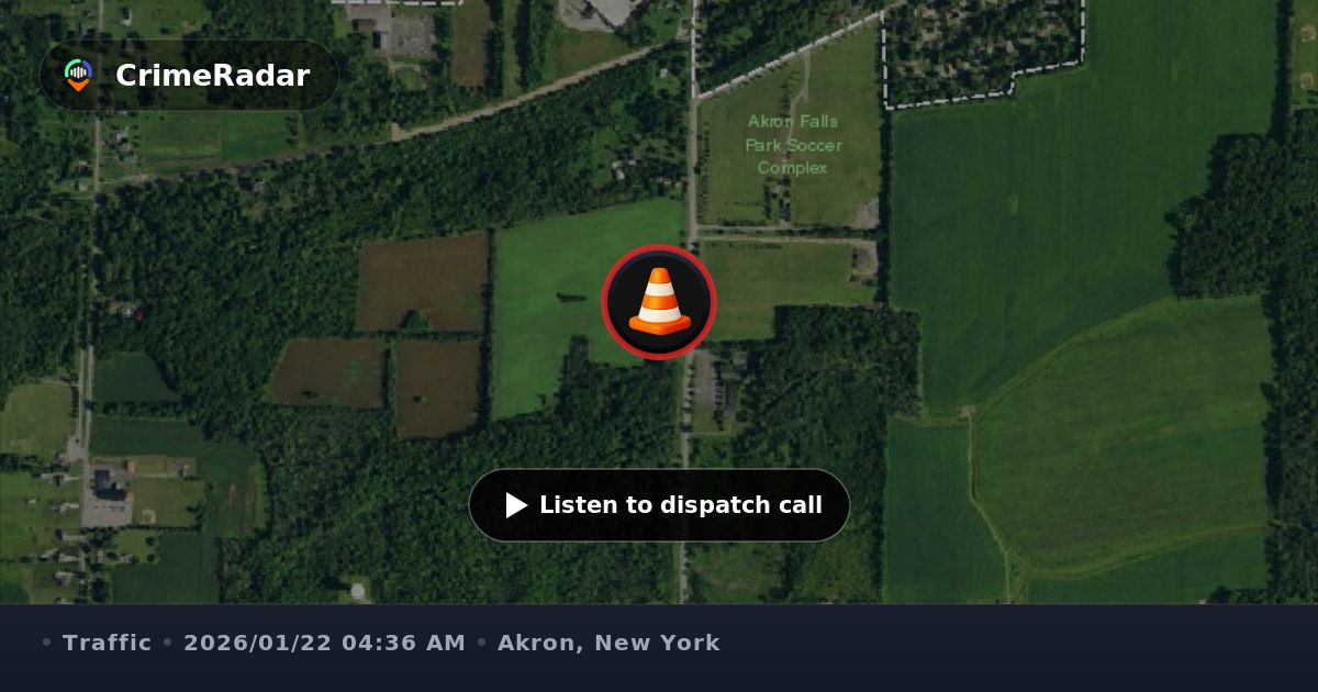 Two-car collision near Main St in Newstead, Akron NY | CrimeRadar