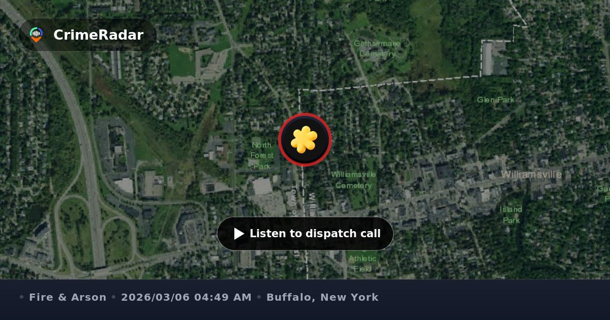 Discarded smoke alarm triggers call to fire crews, Buffalo NY | CrimeRadar