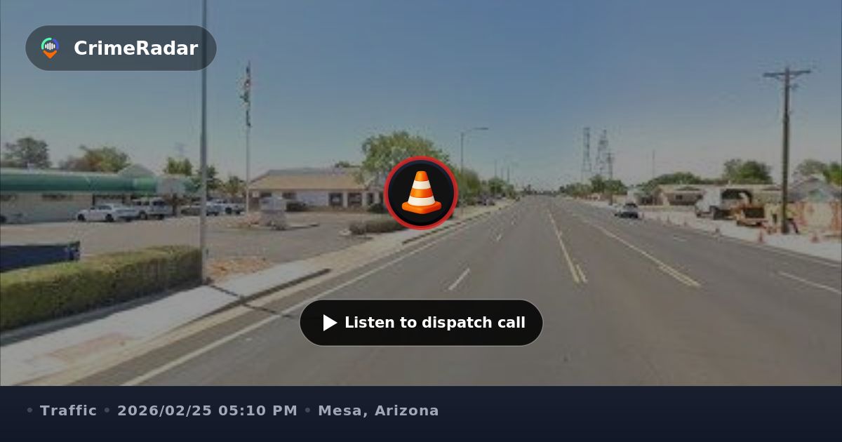 Traffic stop on Highway 60 at Gilbert Road, Mesa AZ | CrimeRadar