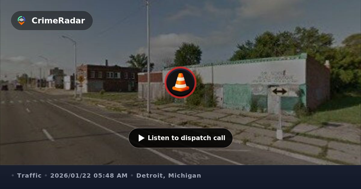 Traffic stop near Lincoln and Dexter in Detroit, Detroit MI | CrimeRadar