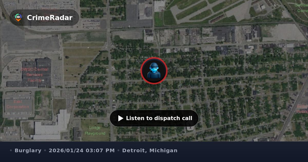 Possible burglary at vacant house on Ruth St, Detroit MI | CrimeRadar