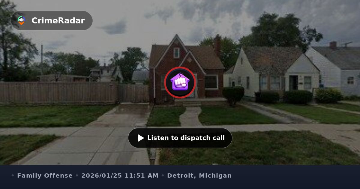 Apparent child abuse reported near Helen St, Detroit MI | CrimeRadar