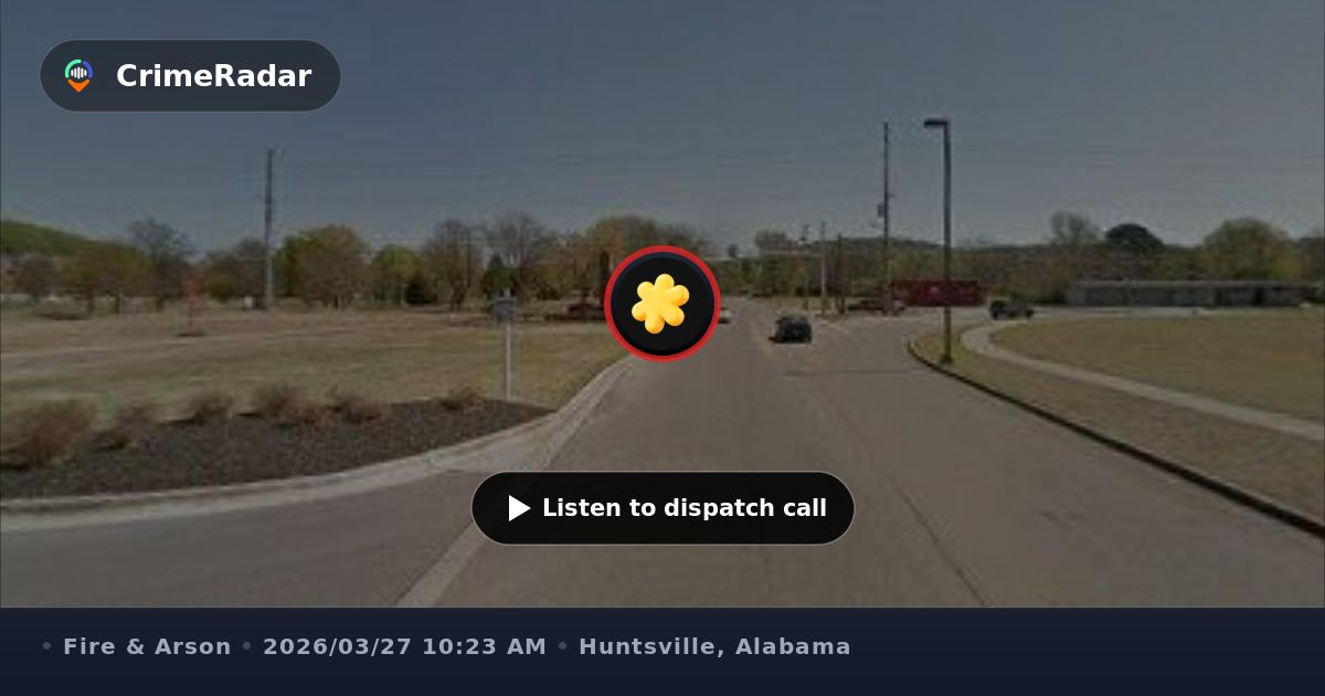 Brush fire on mountain near Chase Road, Huntsville AL | CrimeRadar
