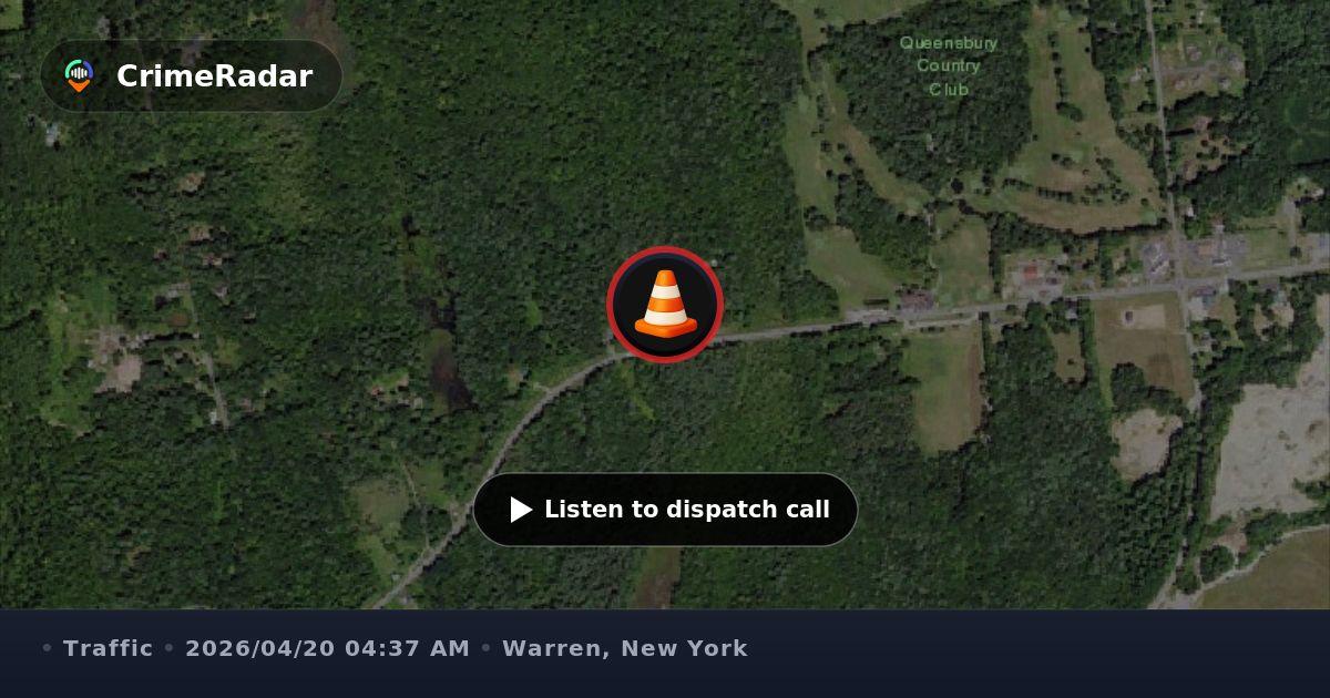 Crash on Route 149 with man reporting chest pain, Warren County NY ...