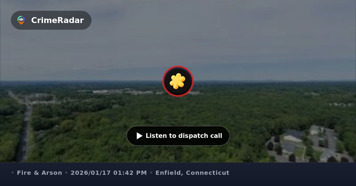 Fire crews investigate possible structure fire in Enfield, Enfield CT ...