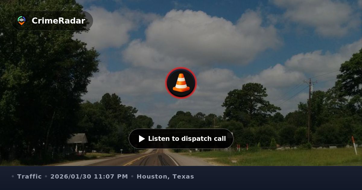 Traffic stop reported on Highway 7 East, Houston County TX | CrimeRadar