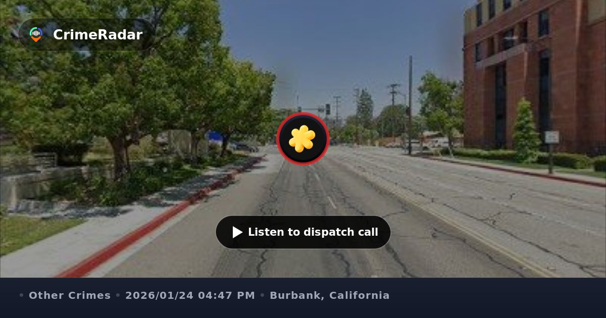 Deputies conduct field identification near Buena Vista St, Burbank CA ...