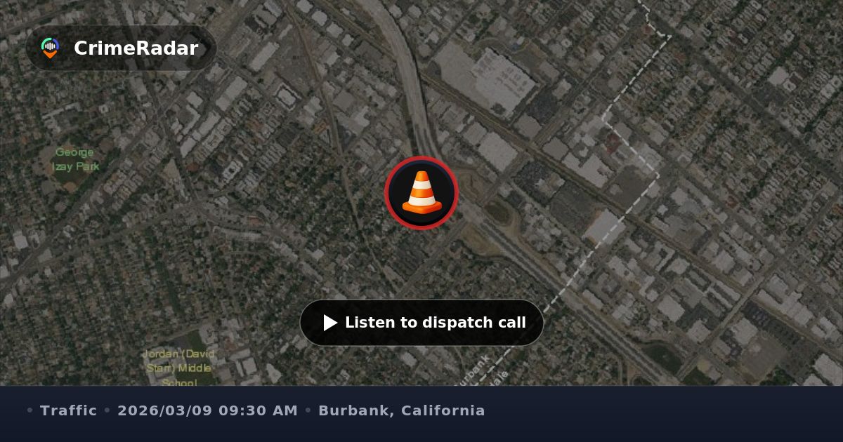 Traffic stop on West Alameda Avenue, Burbank CA | CrimeRadar