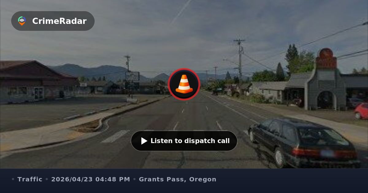 Two-vehicle crash with driver trapped in car, Grants Pass OR | CrimeRadar