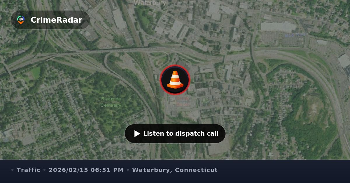 Two-car crash with injuries on South Main Street, Waterbury CT | CrimeRadar