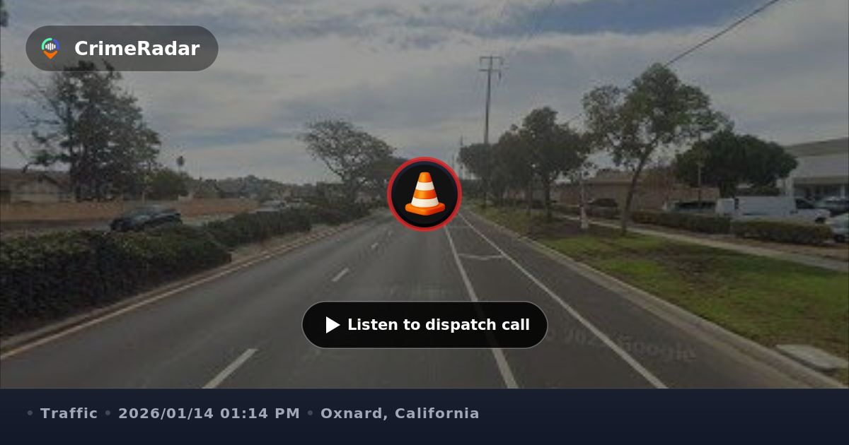 Vehicle mechanical stop near Rose Ave, Oxnard CA | CrimeRadar