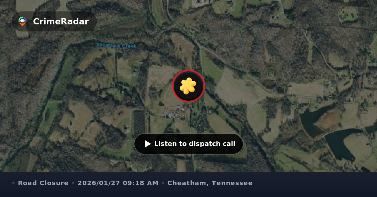 Low-hanging wire reported on Trinity Chandler Rd, Cheatham County TN ...