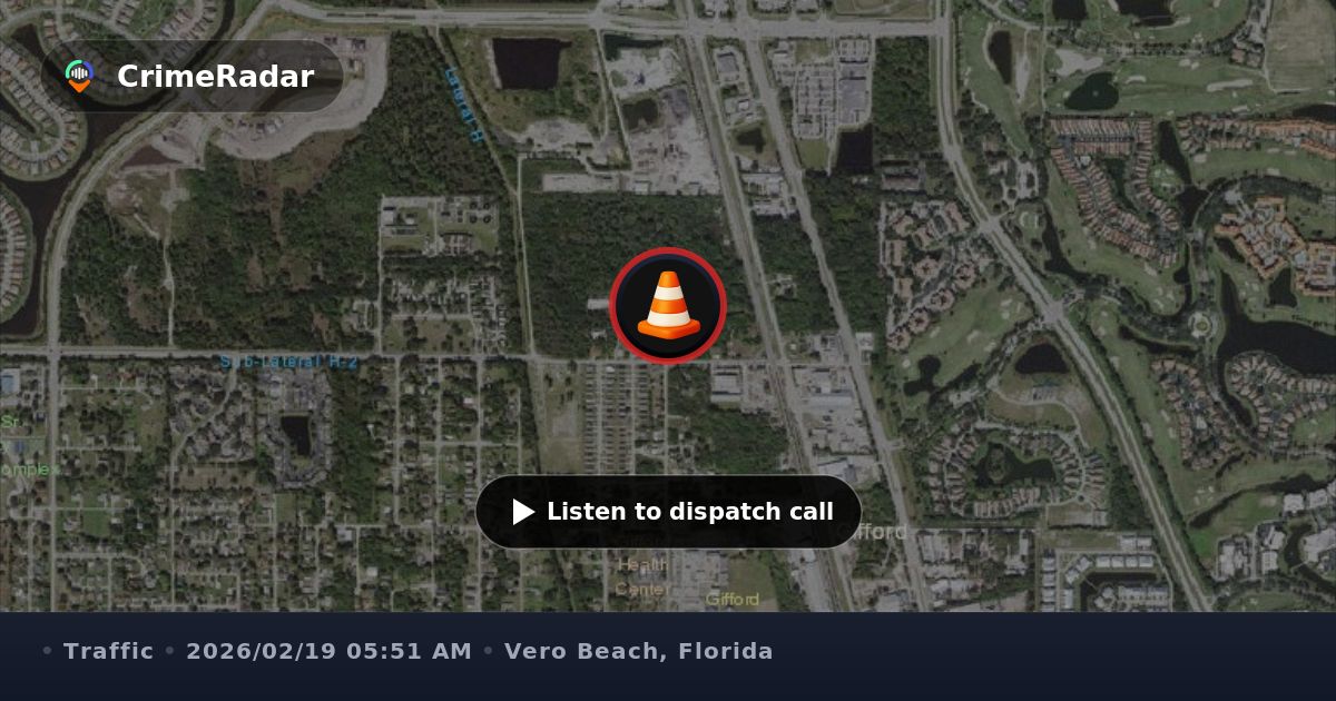 Traffic check on light-colored pickup truck, Vero Beach FL | CrimeRadar