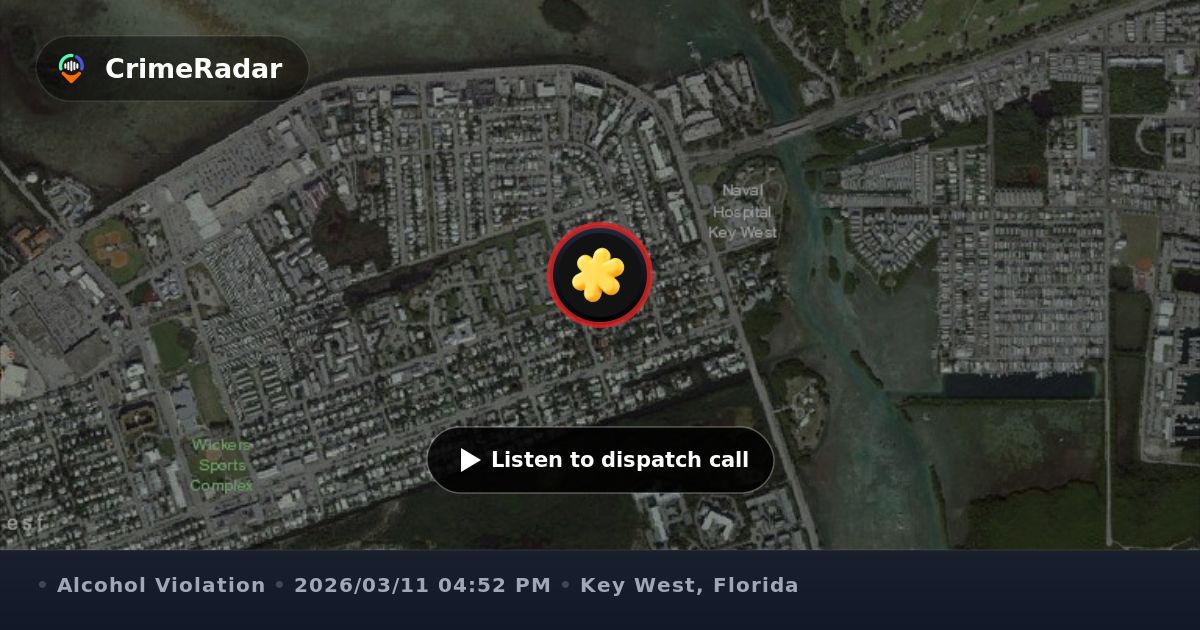 Extremely intoxicated woman at Ocean Walk complex, Key West FL | CrimeRadar
