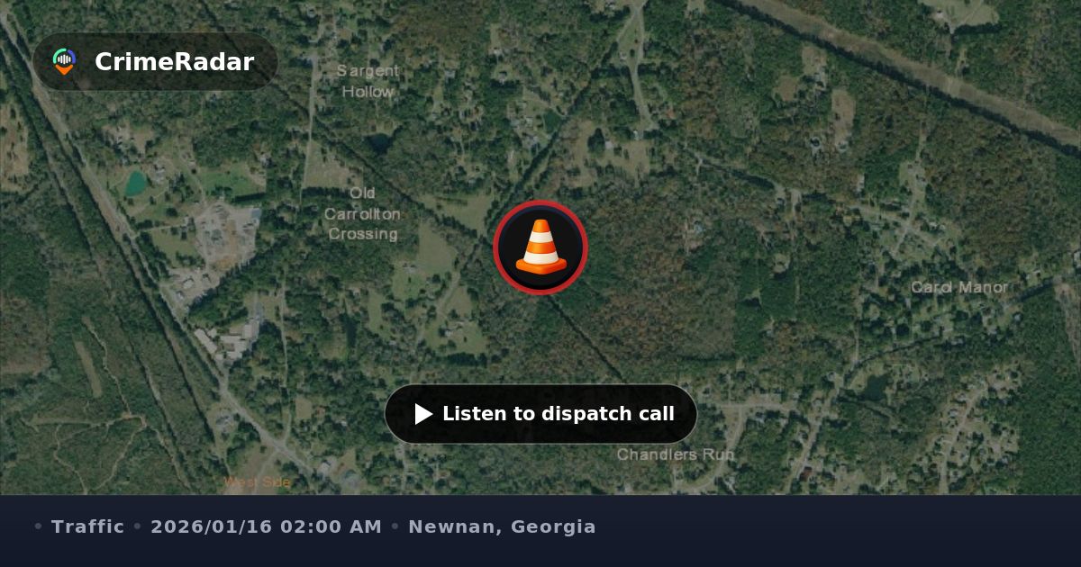 Traffic stop near Highway 166 in Newnan, Newnan GA | CrimeRadar