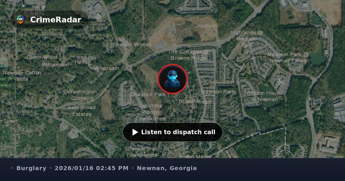 Deputies respond to possible home burglary near Chastain Loop, Newnan ...
