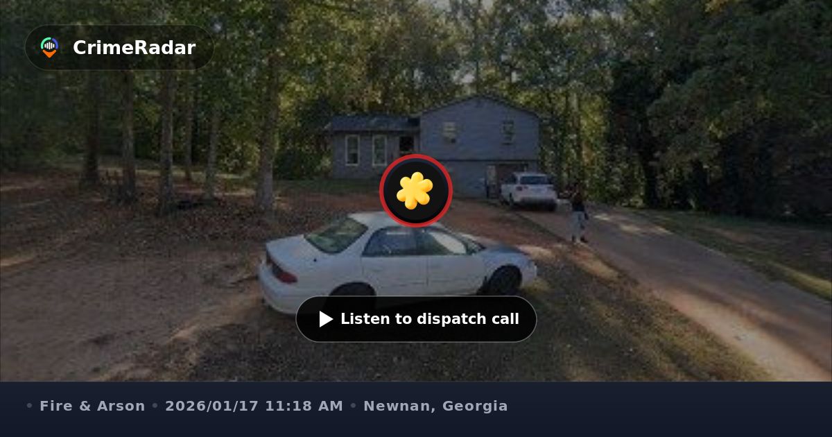 Small trash fire near Woodland Drive, Newnan GA | CrimeRadar