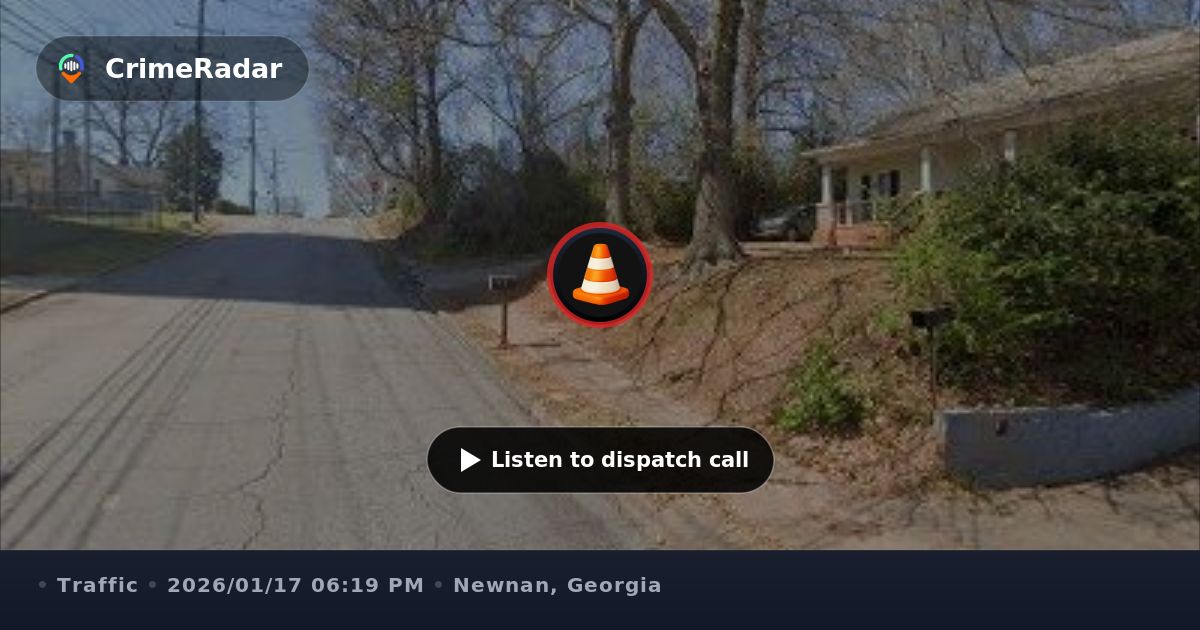 Traffic stop on West Washington Street, Newnan GA | CrimeRadar