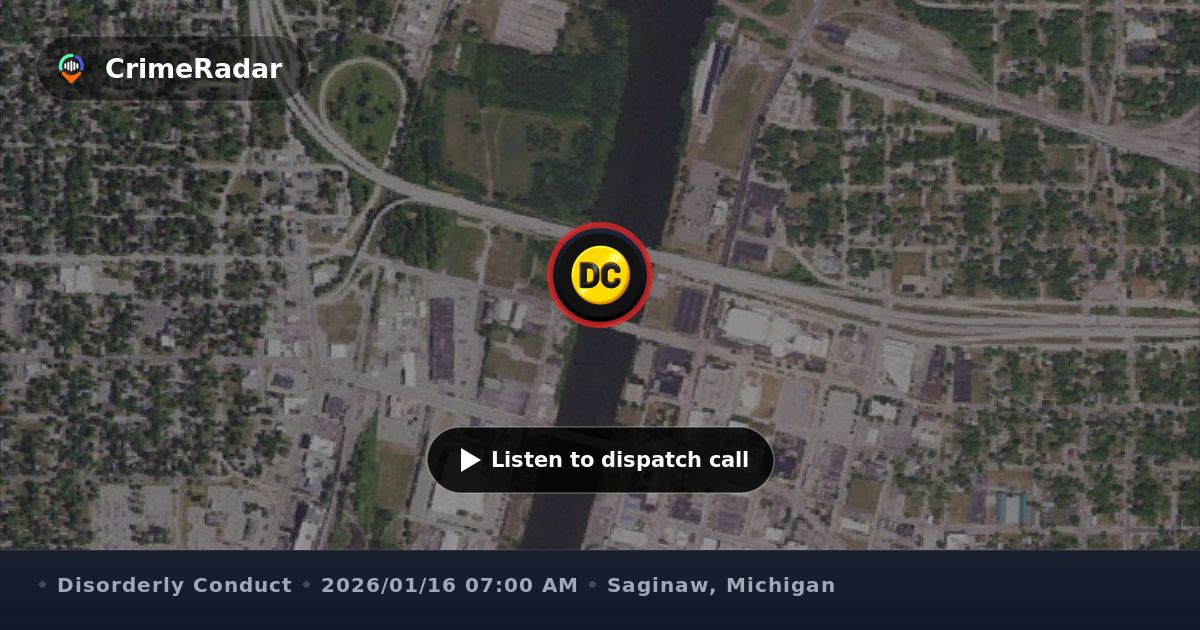 Possible argument disturbance near Davenport Ave, Saginaw MI | CrimeRadar