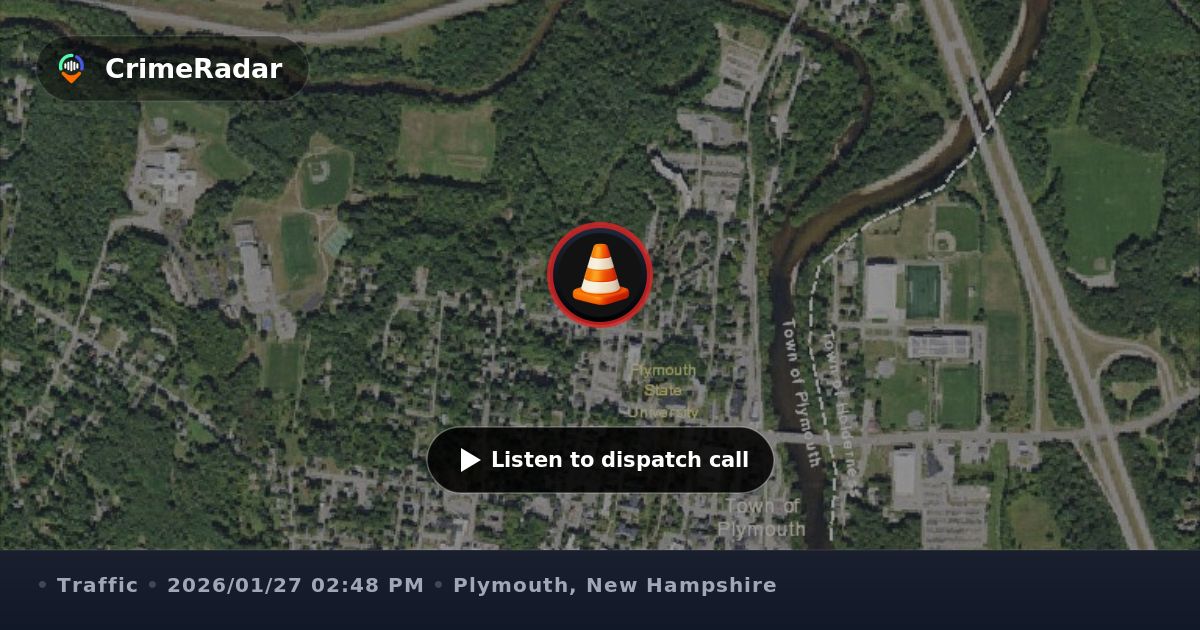 Two-vehicle crash near I-93 off-ramp, Plymouth NH | CrimeRadar