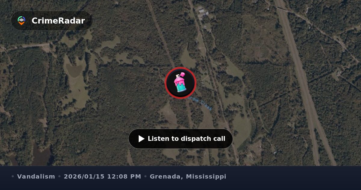 Officers respond to possible vandalism on Highway 51, Grenada MS ...