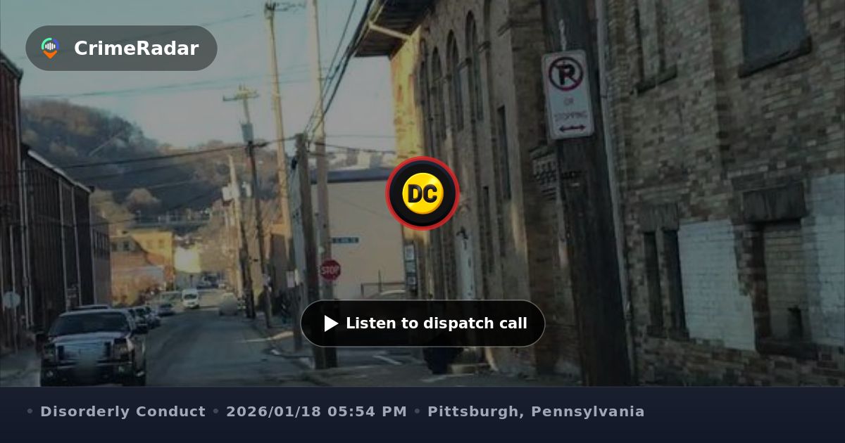 Officers clear trespass call on Bingham St, Pittsburgh PA | CrimeRadar