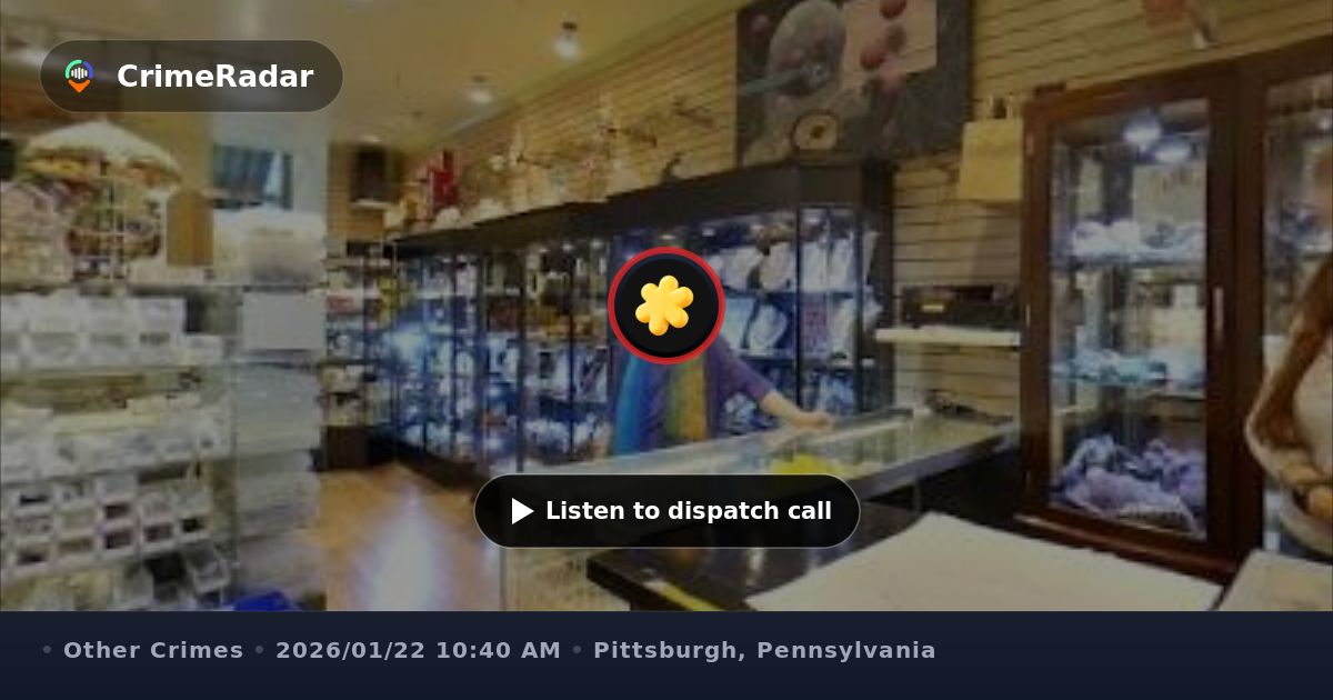 Officer requests PFA number near Fifth Ave, Pittsburgh PA | CrimeRadar