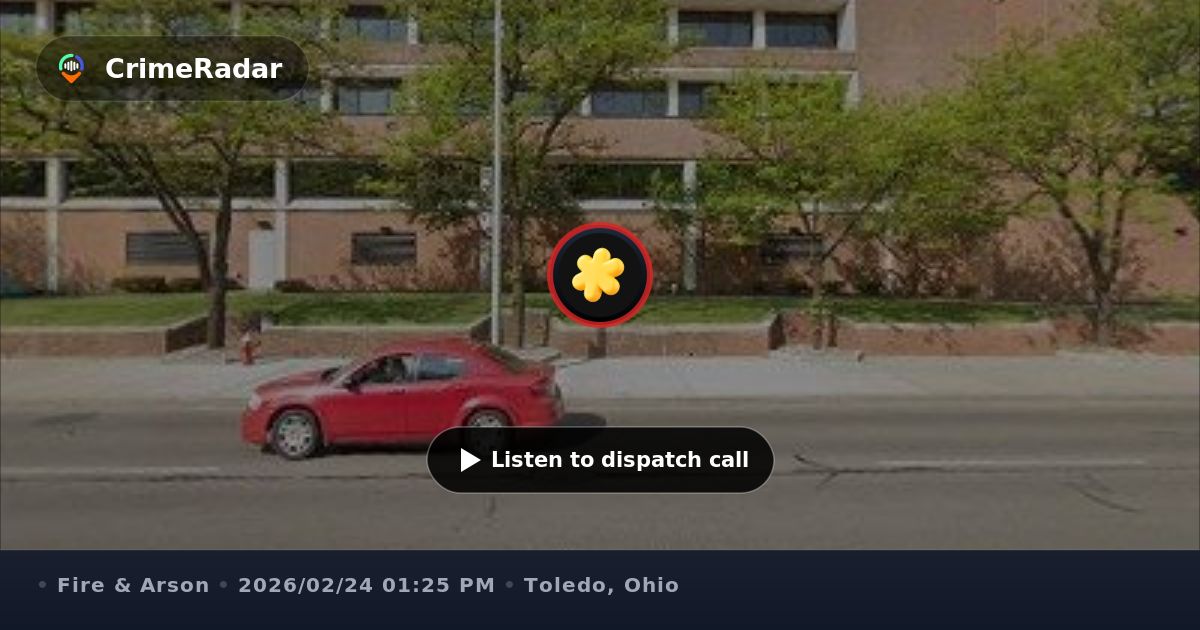 Fire crews respond to incident on Cherry Street, Toledo OH | CrimeRadar