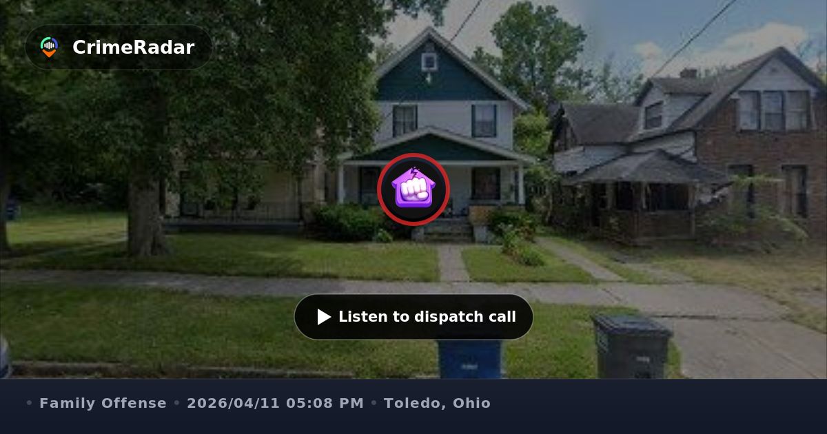 Possible domestic fight reported on Belmont Avenue, Toledo OH | CrimeRadar