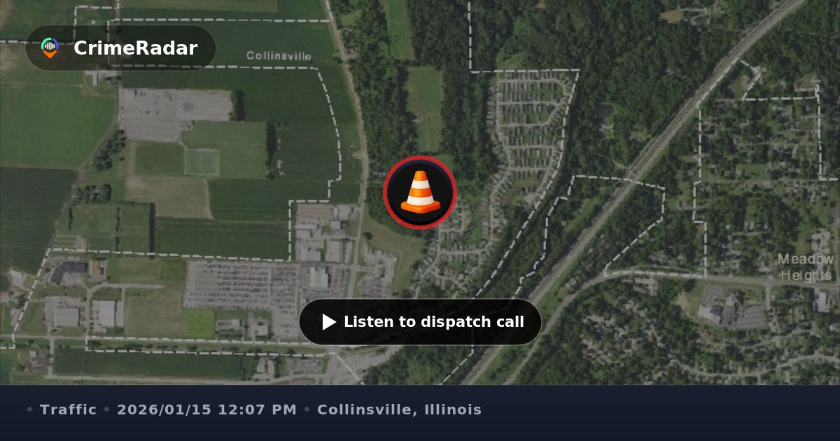 Minor two-car accident near Horseshoe Lake Rd, Collinsville IL | CrimeRadar