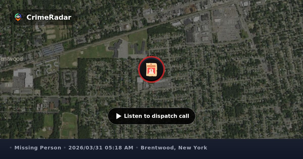Missing person report in Brentwood residence, Brentwood NY | CrimeRadar